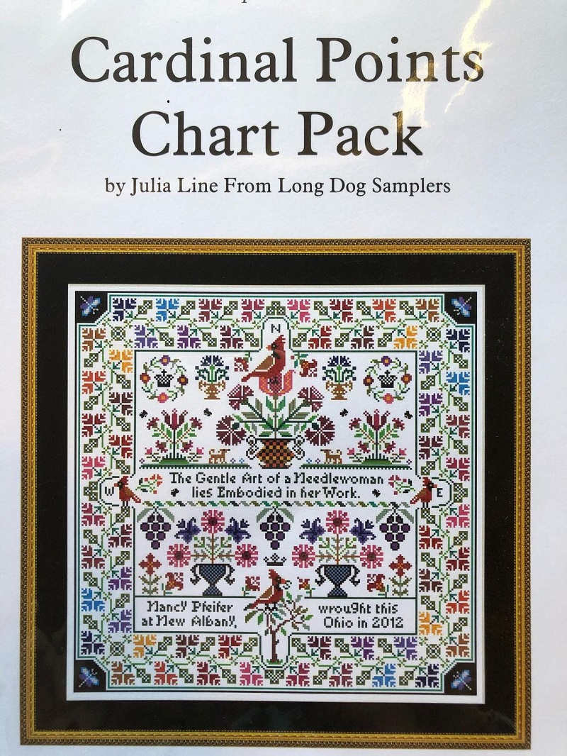 Cardinal Points - Cross Stitch chart: Stitch-It Central