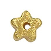 Metallic Gold Star Button - Extra Small: Stitch-It Central