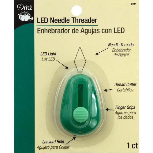 Led Lighted Needle Threader W/Cutter: Stitch-It Central