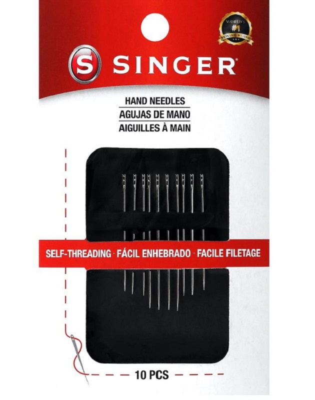 Self-Threading Calyxeye Hand Needles (Assorted) 10/Pkg: Stitch-It Central