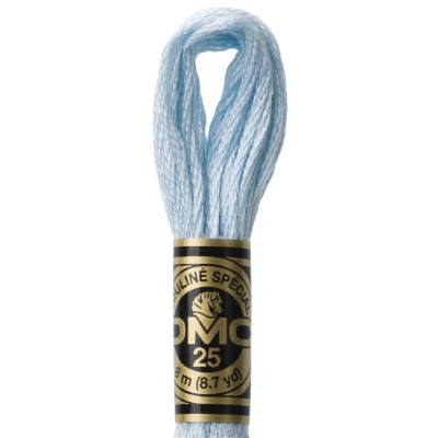 #162 V-Light Blue - DMC 6-Strand Cotton Floss: Stitch-It Central