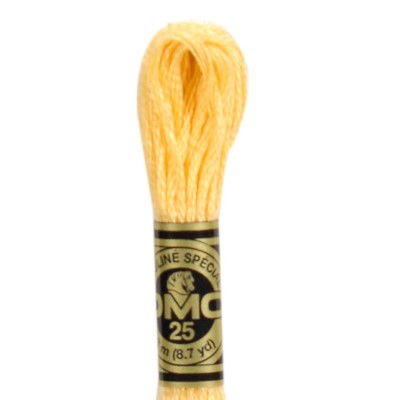 #19 Medium Light Autumn Gold - DMC 6-Strand Cotton Floss: Stitch-It Central