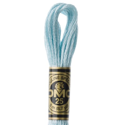 #3761 Light Sky Blue - DMC 6-Strand Cotton Floss: Stitch-It Central