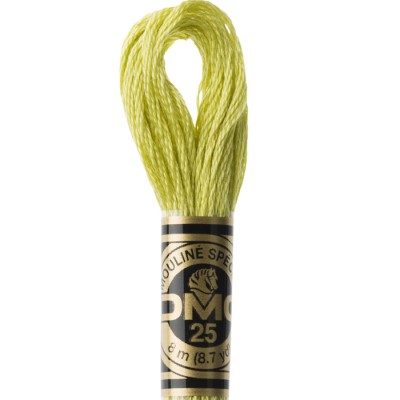 #3819 Light Moss Green - DMC 6-Strand Cotton Floss: Stitch-It Central