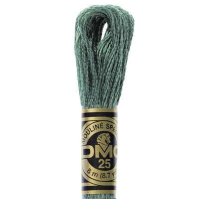 #501 Dark Blue Green - DMC 6-Strand Cotton Floss: Stitch-It Central