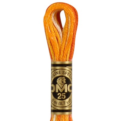 #51 Burnt Orange Variegated - DMC 6-Strand Cotton Floss: Stitch-It Central