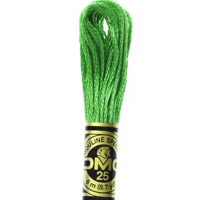 #702 Kelly Green - DMC 6-Strand Cotton Floss: Stitch-It Central
