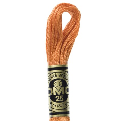 #721 Medium Orange Spice - DMC 6-Strand Cotton Floss: Stitch-It Central