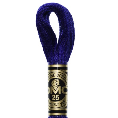#820 V-Dark Royal Blue - DMC 6-Strand Cotton Floss: Stitch-It Central