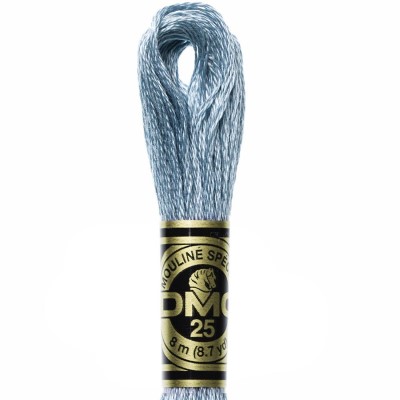#932 Light Antique Blue - DMC 6-Strand Cotton Floss: Stitch-It Central