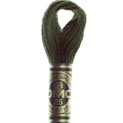 #935 Dark Avocado Green - DMC 6-Strand Cotton Floss: Stitch-It Central