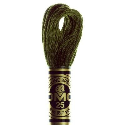#936 V-Dark Avocado Green - DMC 6-Strand Cotton Floss: Stitch-It Central