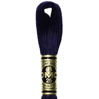 #939 V-Dark Navy Blue - DMC 6-Strand Cotton Floss: Stitch-It Central