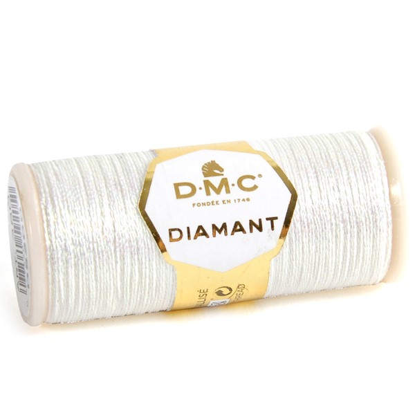 D5200 White - DMC Diamant Metallic Thread: Stitch-It Central