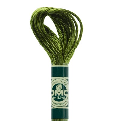 S469 Avocado Green - DMC Satin Floss: Stitch-It Central