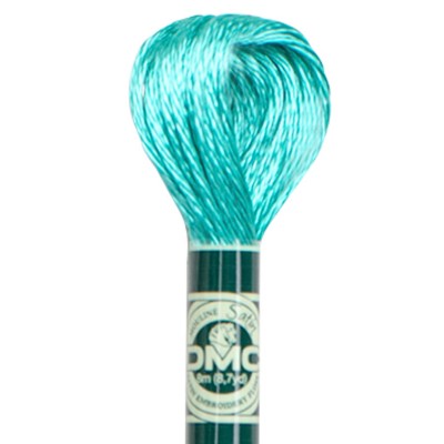 S959 Medium Seagreen - DMC Satin Floss: Stitch-It Central