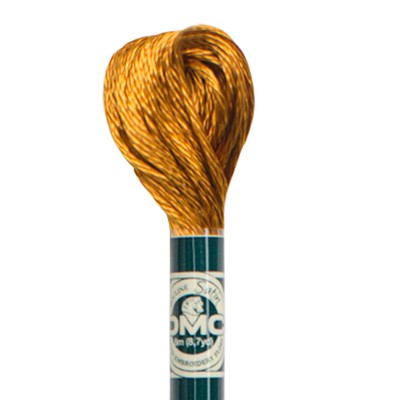 S976 Medium Golden Brown - DMC Satin Floss: Stitch-It Central