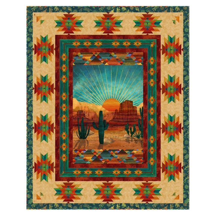 Desert Sunrise PTN2870 - Quilting Pattern: Stitch-It Central