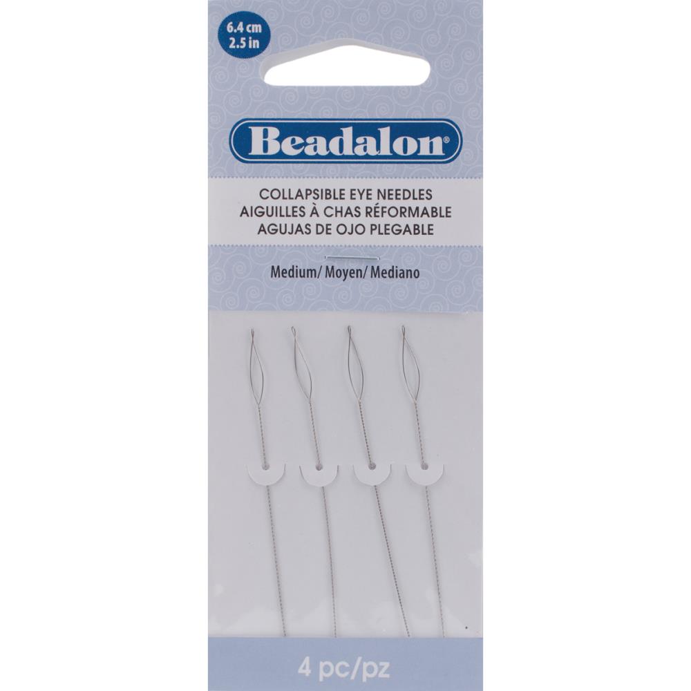 Medium Collapsible Eye Needles 2.5" 4/Pkg 700M-100: Stitch-It Central