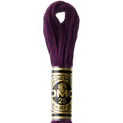 #154 Very Dark Grape - DMC 6-Strand Cotton Floss: Stitch-It Central