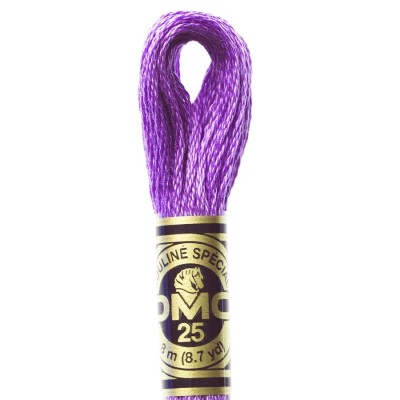 #208 V-Dark Lavender - DMC 6-Strand Cotton Floss: Stitch-It Central