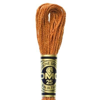#301 Medium Mahogany - DMC 6-Strand Cotton Floss: Stitch-It Central