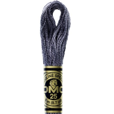 #317 Pewter Grey - DMC 6-Strand Cotton Floss: Stitch-It Central