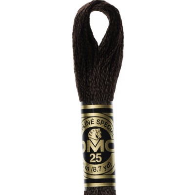 #3371 Black Brown - DMC 6-Strand Cotton Floss: Stitch-It Central