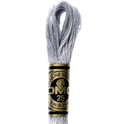 #415 Pearl Gray - DMC 6-Strand Cotton Floss: Stitch-It Central