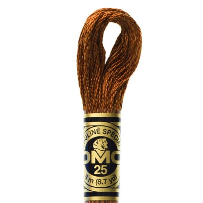 #433 Medium Brown - DMC 6-Strand Cotton Floss: Stitch-It Central