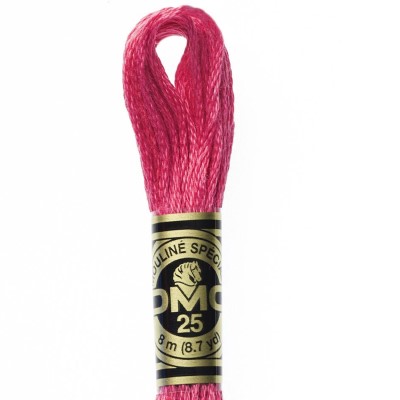 #601 Dark Cranberry - DMC 6-Strand Cotton Floss: Stitch-It Central