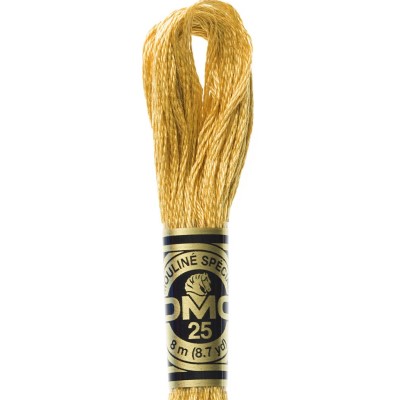#729 Medium Old Gold - DMC 6-Strand Cotton Floss: Stitch-It Central