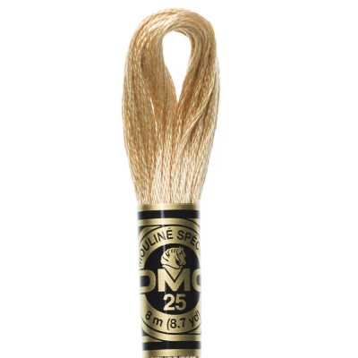 #738 V-Light Tan - DMC 6-Strand Cotton Floss: Stitch-It Central