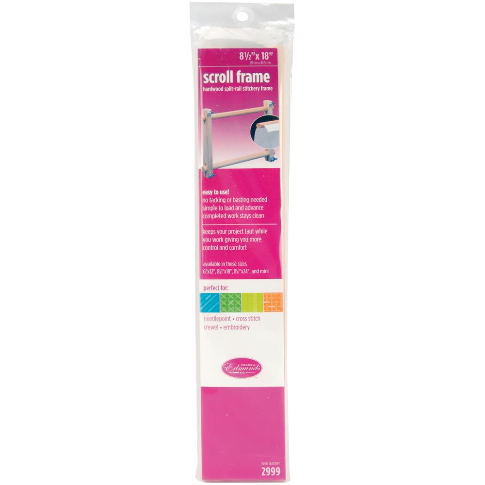 Frank A. Edmunds Split Rail Scroll Frame (8.5"x18"): Stitch-It Central