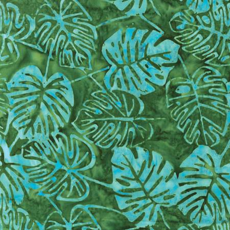 Monstera Forest Batik # 9216-48 - Quilting Fabric: Stitch-It Central