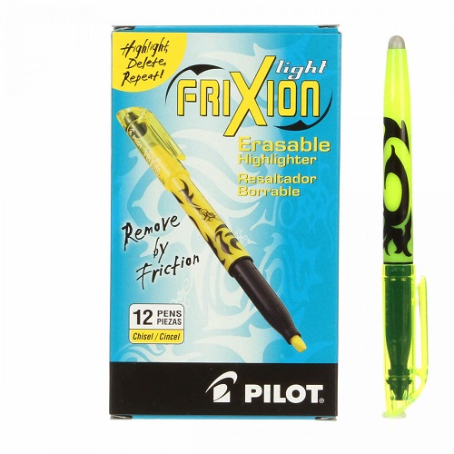 Pilot FriXion Light Highlighter #46508 - Yellow: Stitch-It Central