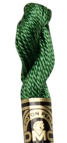987 - Dark Forest Green DMC Pearl Cotton Skein Size 3: Stitch-It Central