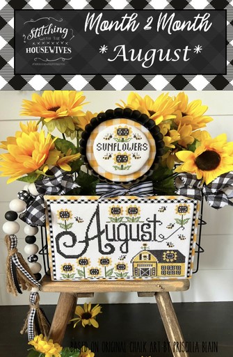 August - Month 2 Month - Cross Stitch Chart: Stitch-It Central