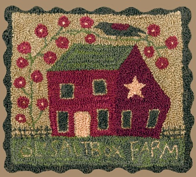 PN043 Ol Saltbox Farm - Punch Needle Pattern: Stitch-It Central