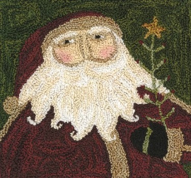 PN007 Santa's Tree - Punch Needle Pattern: Stitch-It Central