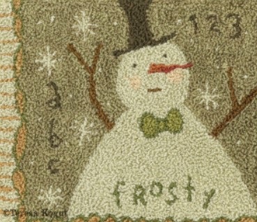 PN129 Frosty - Punch Needle Pattern: Stitch-It Central