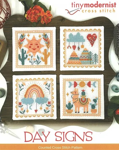 Day Signs - Cross Stitch Chart: Stitch-It Central