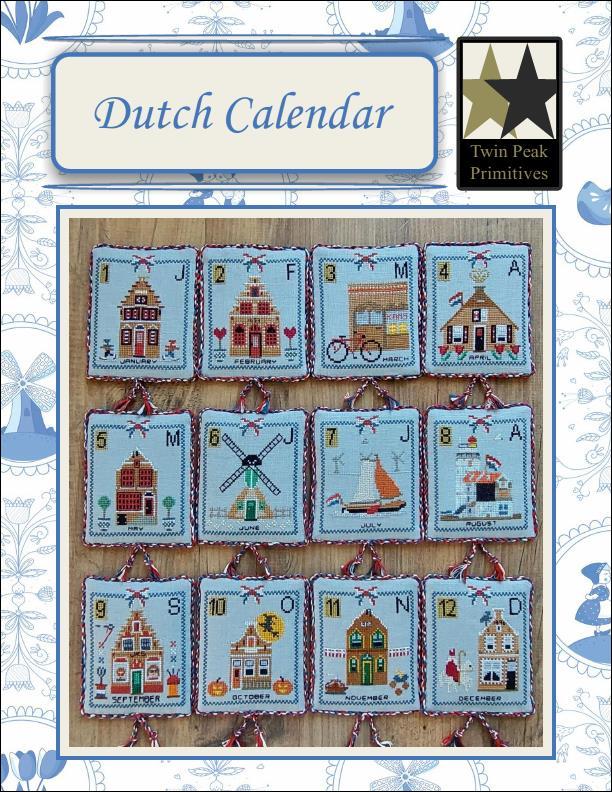 Dutch Calendar - Cross Stitch Chart: Stitch-It Central