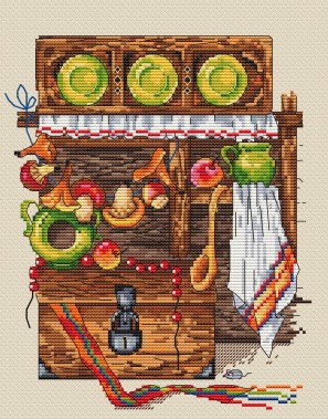 The Chest (14 Count) - Cross Stitch Kit: Stitch-It Central