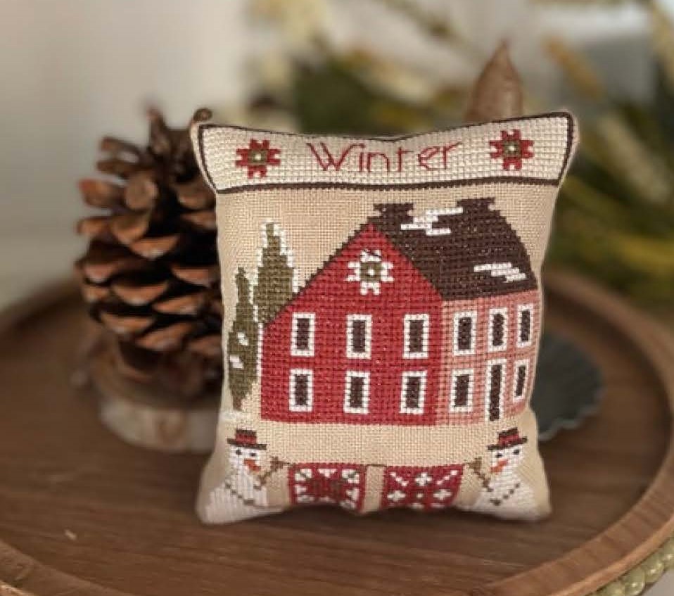 Seasonal Saltbox House Winter - Cross Stitch Chart: Stitch-It Central