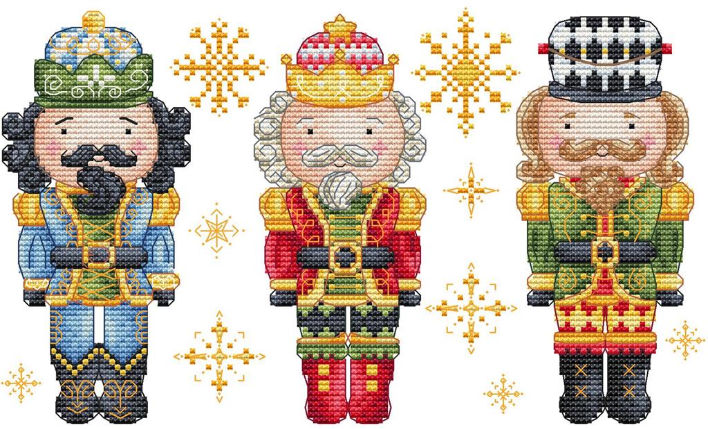 Nutcracker's Trio - Cross Stitch Chart: Stitch-It Central