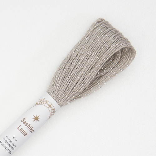 ST-40LAME-SL4 - Ecru Lame - Sashiko Thread: Stitch-It Central