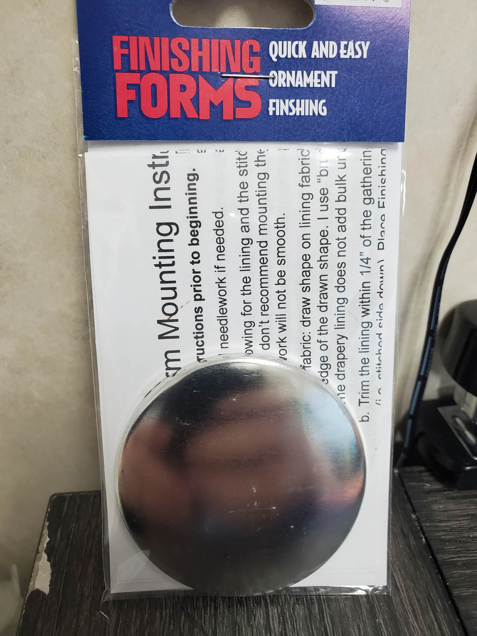 2.5" Round Finishing Forms: Stitch-It Central