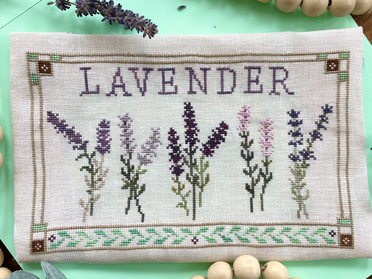 Fresh Picked Lavender - Cross Stitch Chart: Stitch-It Central