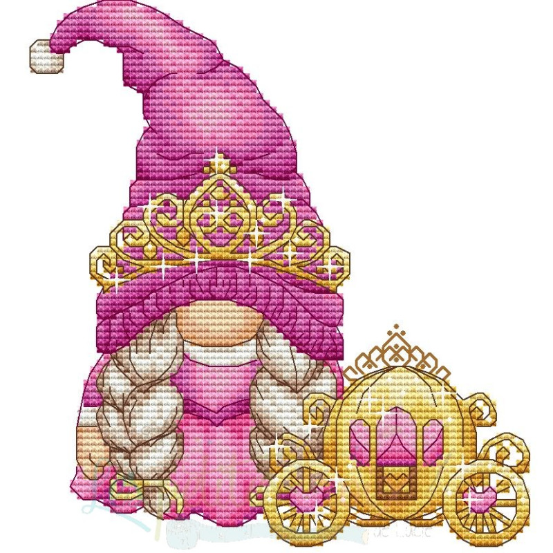 Gnome Princess - Cross Stitch Chart: Stitch-It Central